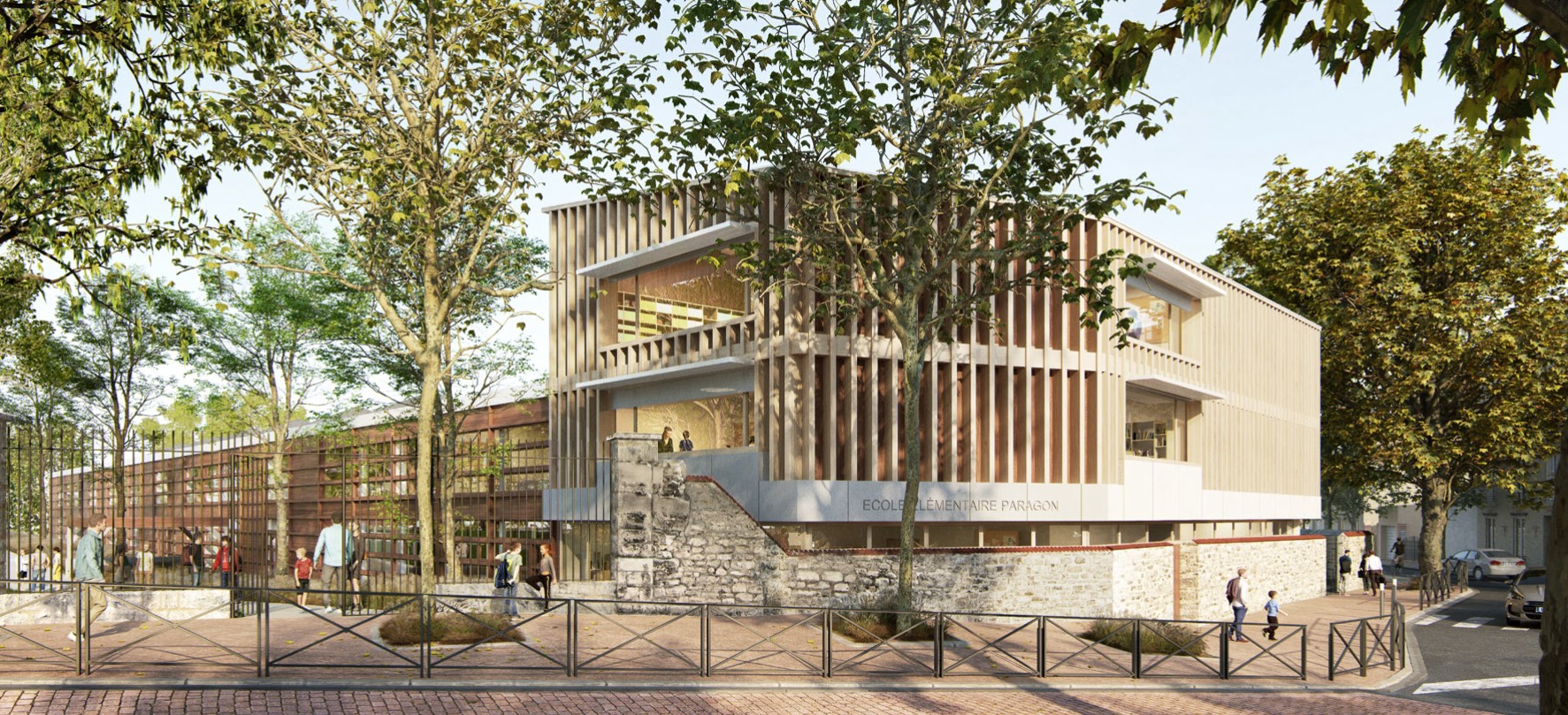 Assemblage ingénierie | Réaménagement et extension de l’école Parangon